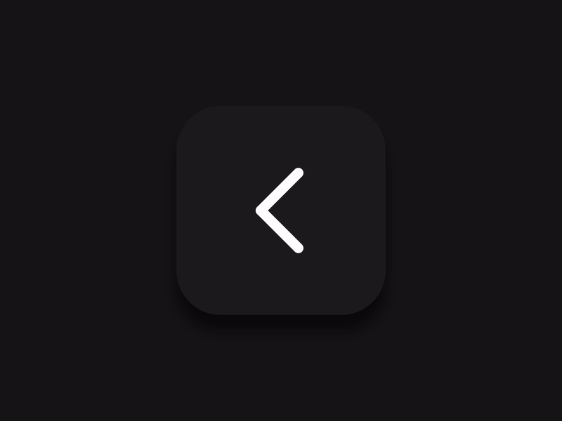 UI Back Arrow Animation by Jordan Jaiyeola on Dribbble