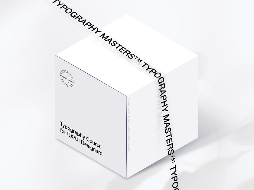 Typography Masters™ Box by Alexunder Hess ★ on Dribbble