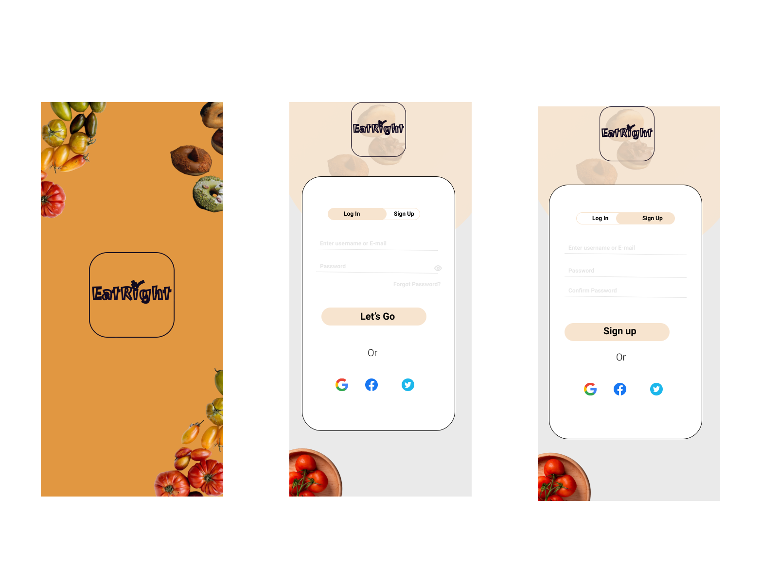 EatRight Food App- Part 1 by Salma Mehajabeen on Dribbble