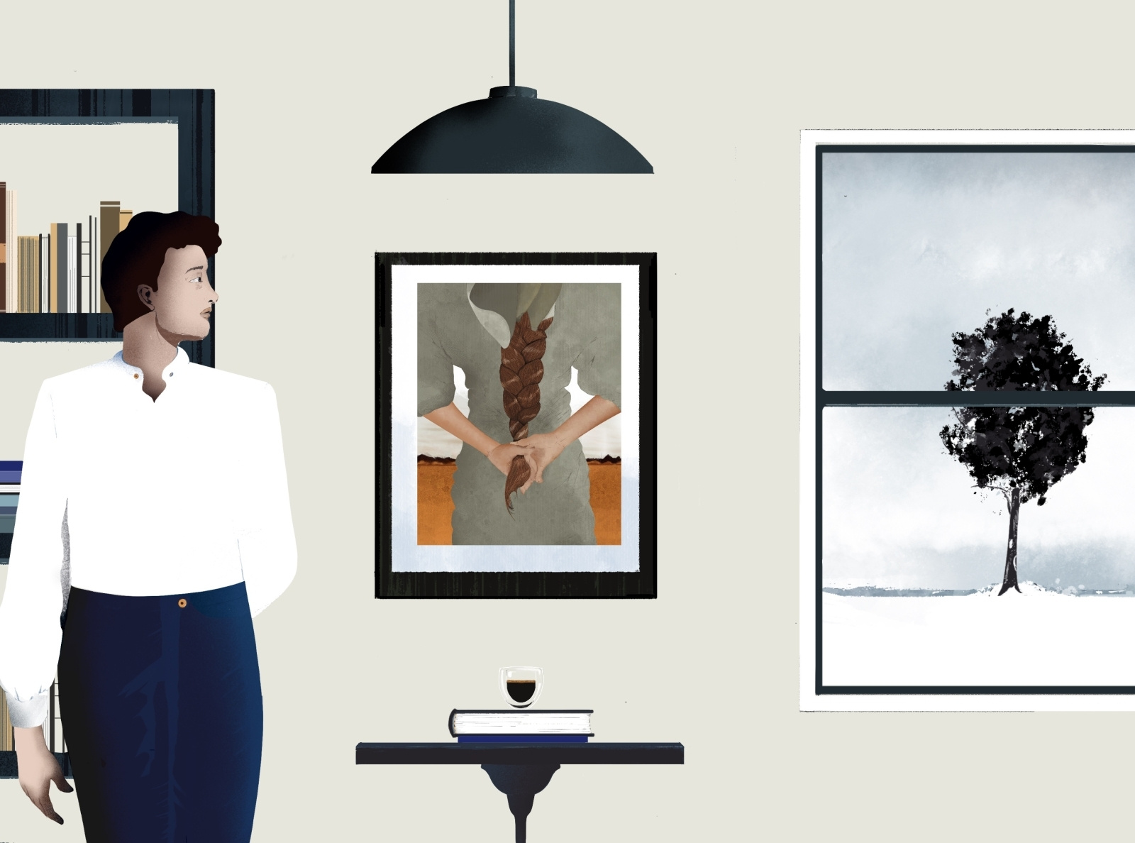 Man Portrait Tree By Jose M Reyes On Dribbble