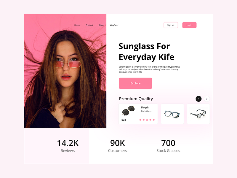 Sunglass Shop Concept Design Designs Themes Templates And