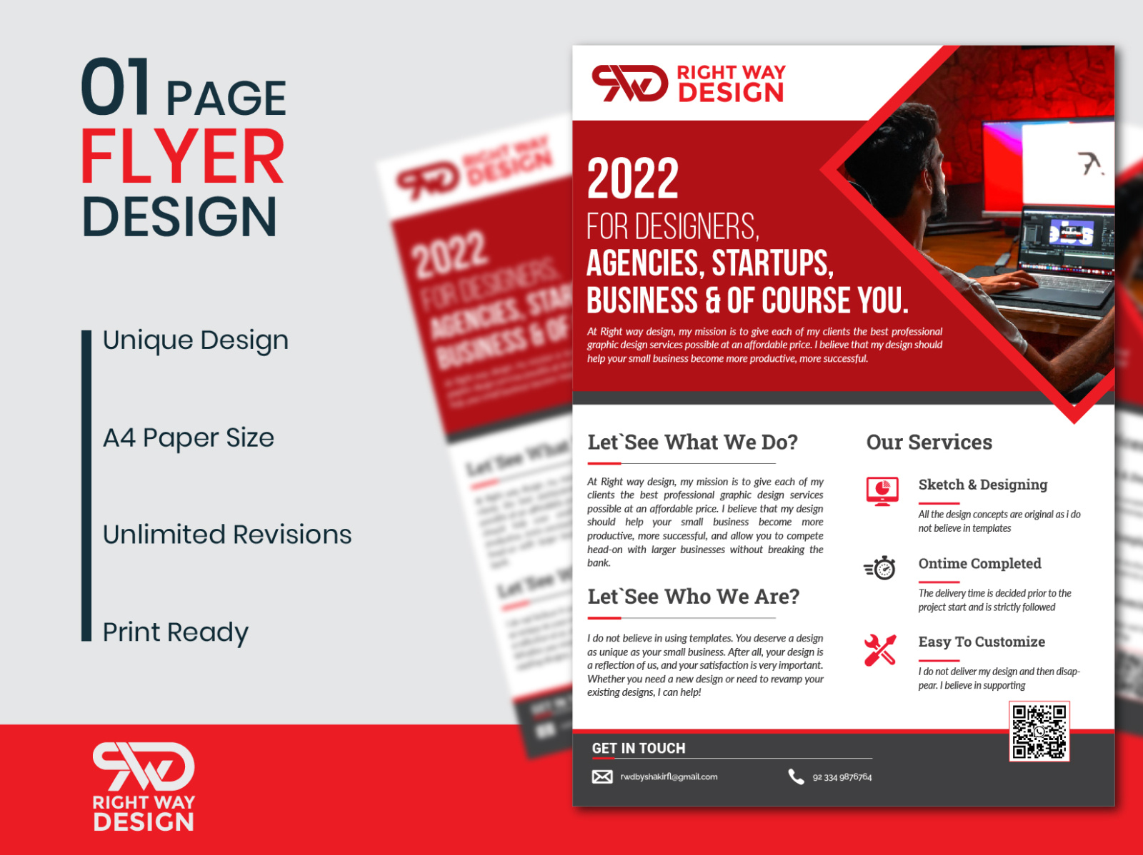 One Sided Business Flyer Design by Muhammad Shakir Tahir on Dribbble