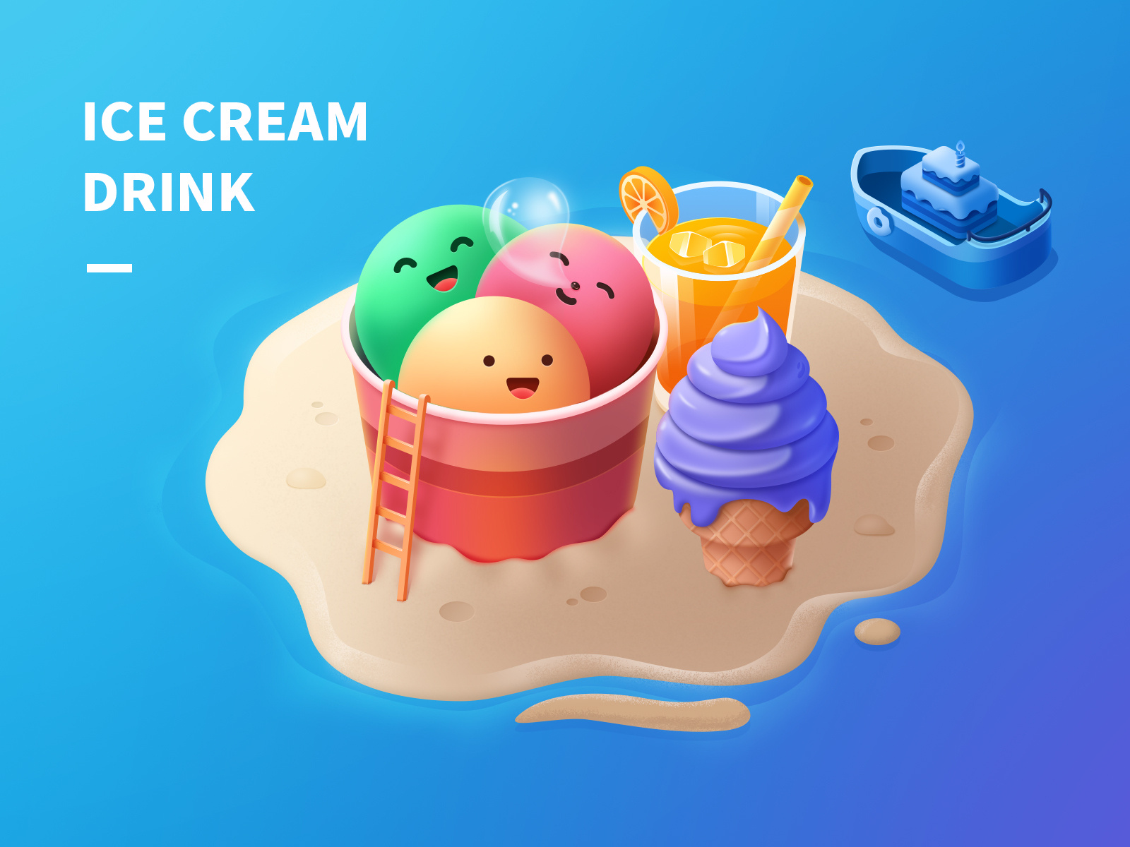 ICE CREAM by JinLi on Dribbble