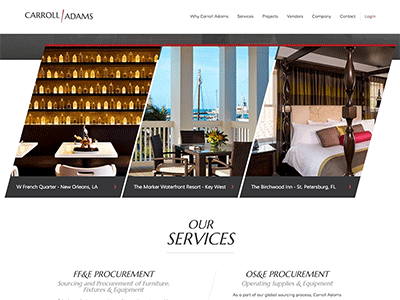 Carroll Adams Website Rollover Animation by Cody Roberts on Dribbble