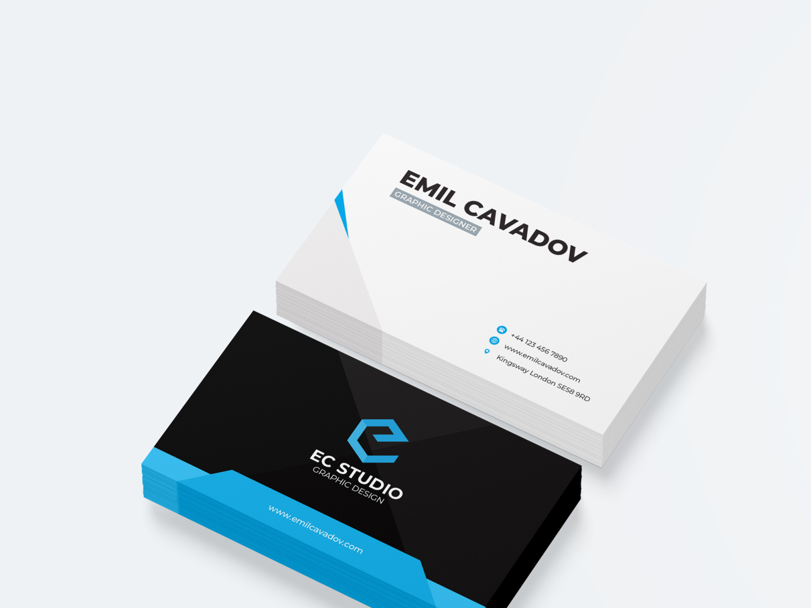 Business Card Design #64 by Emil Cavadov - Professional Business Card ...