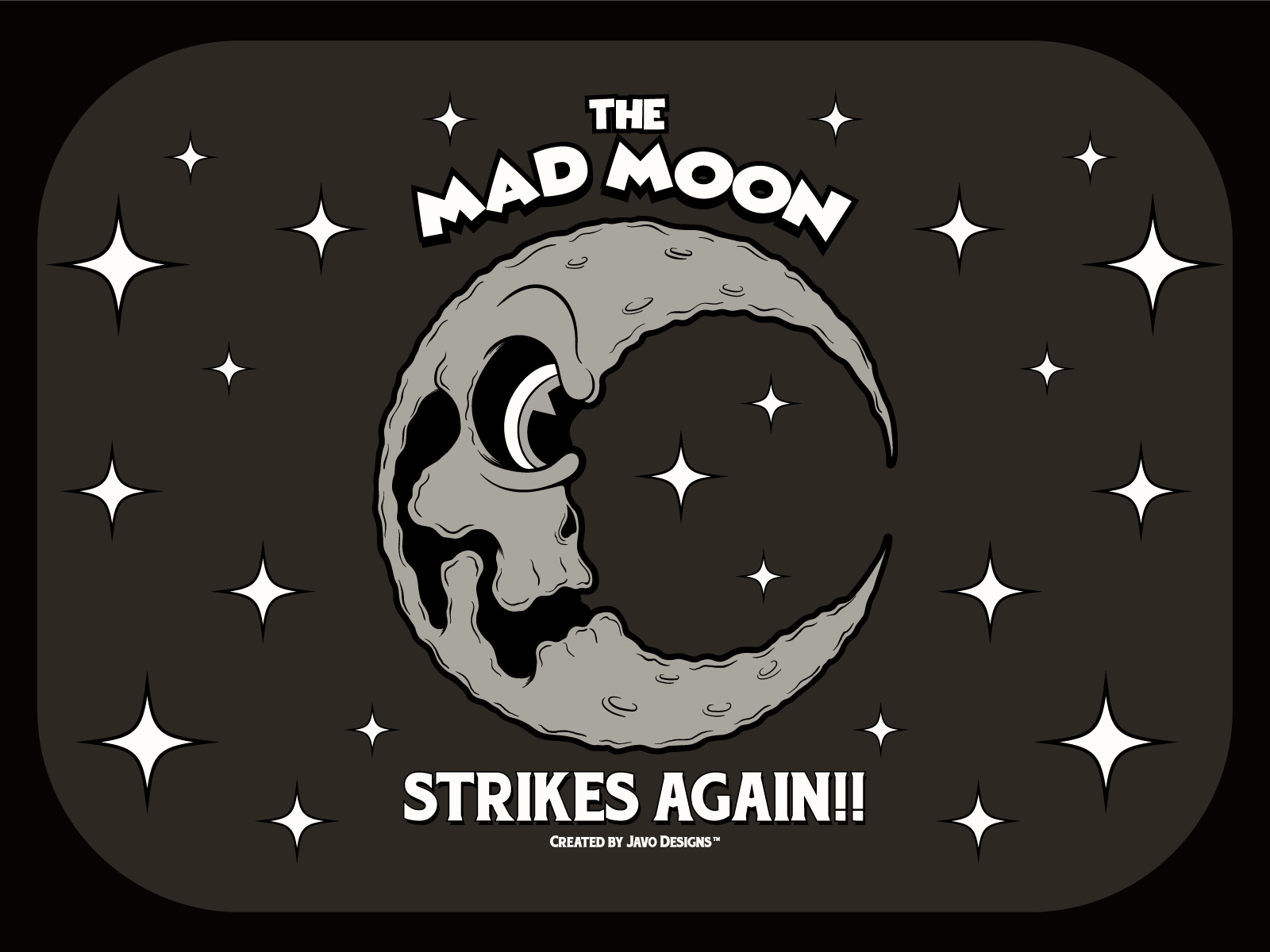 The Mad Moon by Javo Designs on Dribbble