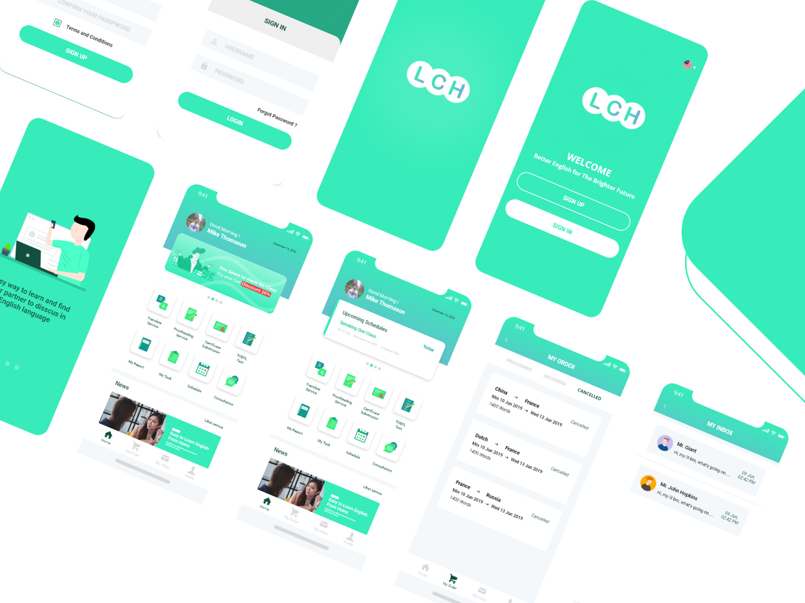 Language Center Hub English Course Institute Platform By Aldrin