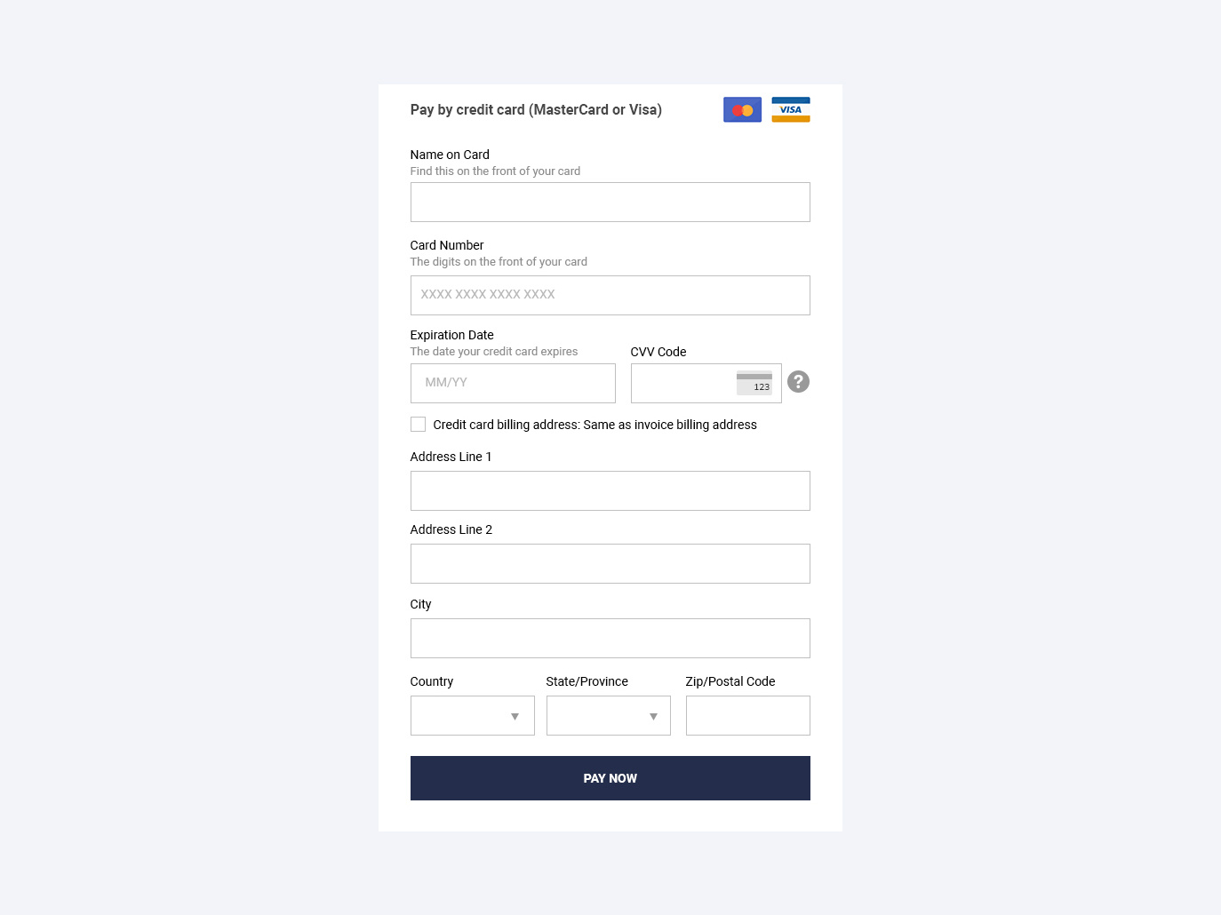 Dribbble - credit_card_form.jpg by Priyank Vyas