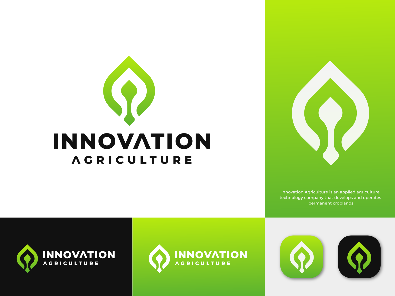 Innovation Agriculture Logo Design by Enzamin Khan™ on Dribbble