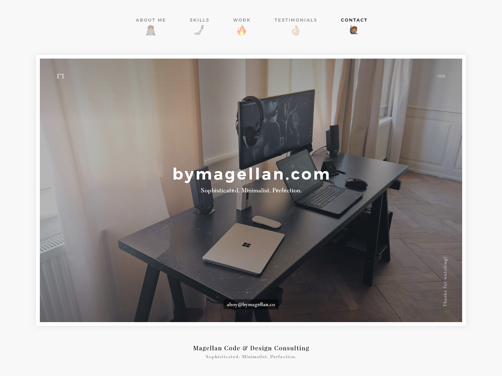 Freelancer Flyer - Page IX - Contact by Jonathan Arbely on Dribbble