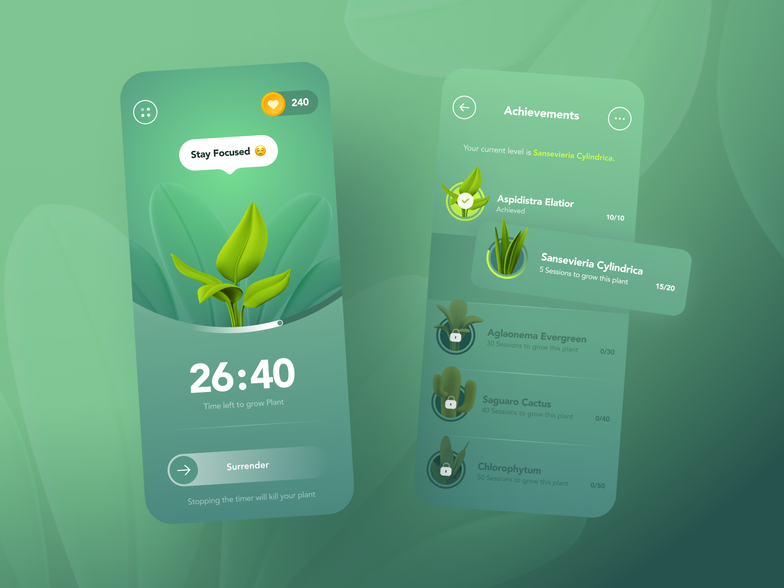 Focus timer - Mobile App by Nozomi Health (ex Remdev) on Dribbble