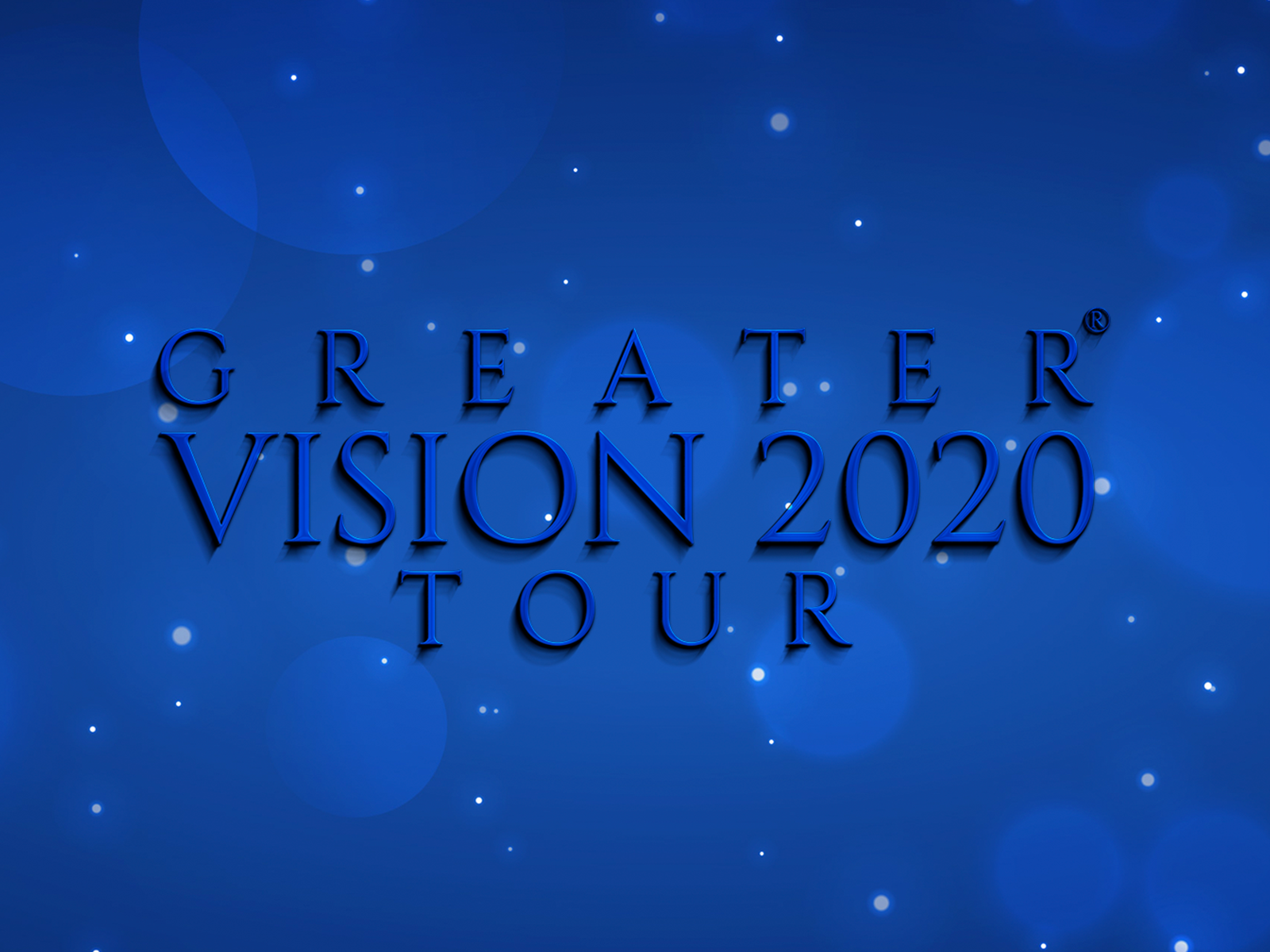 GREATER VISION 2020 TOUR (3D View) by ARBGREAT on Dribbble