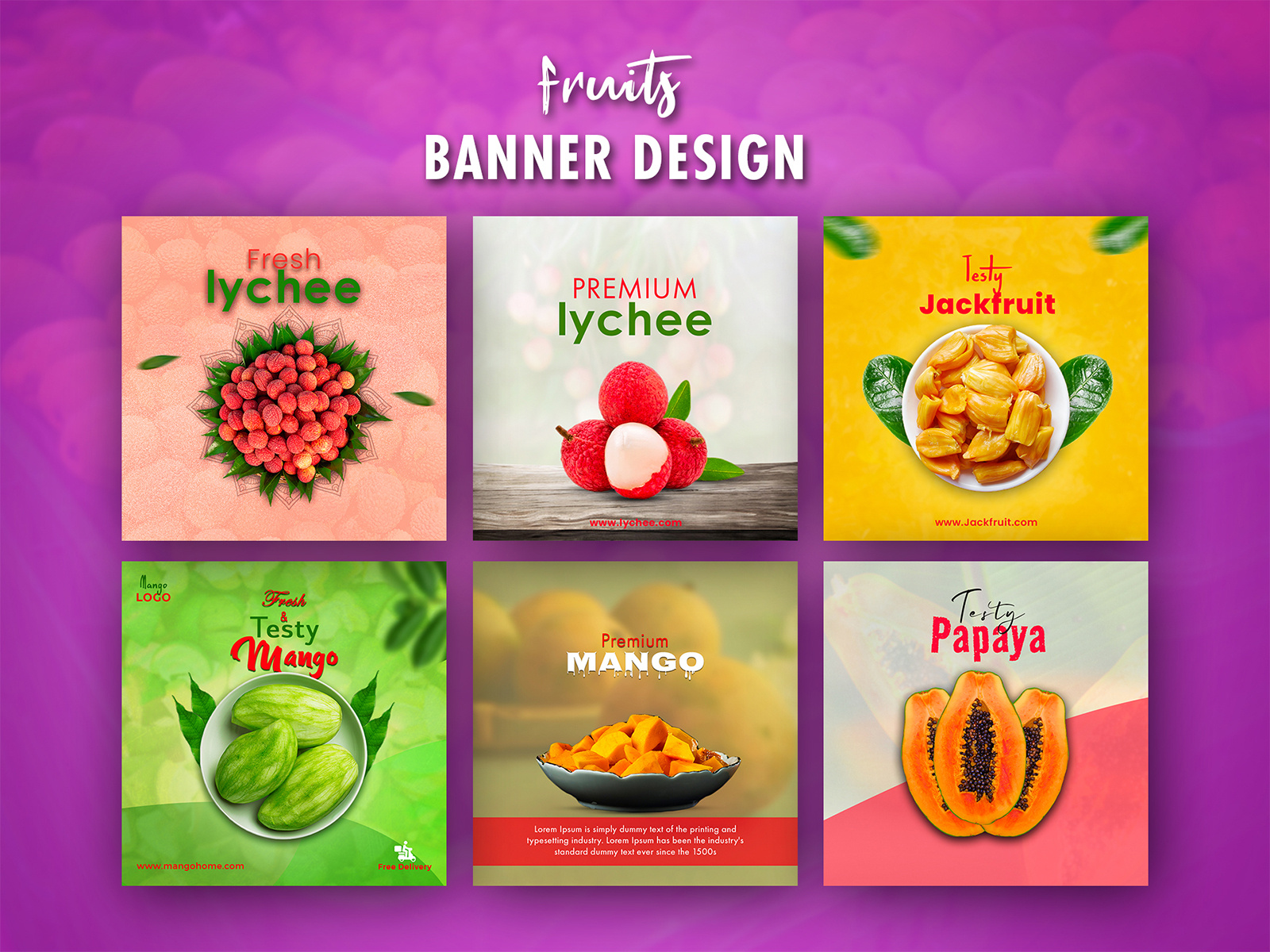 Fruit Banner Design