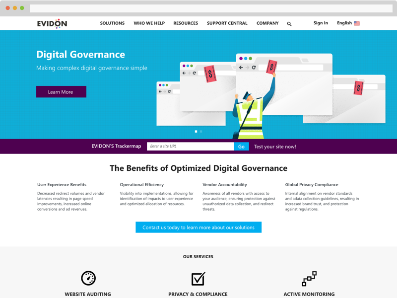 Evidon's Digital Governance by Emmy Southworth on Dribbble