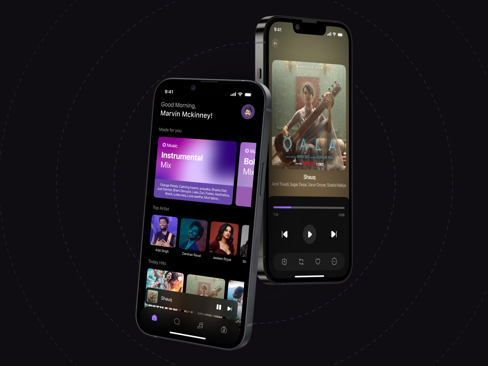 Music App UI Design: iOS Android ux ui designer by Abhi Kevadiya on ...