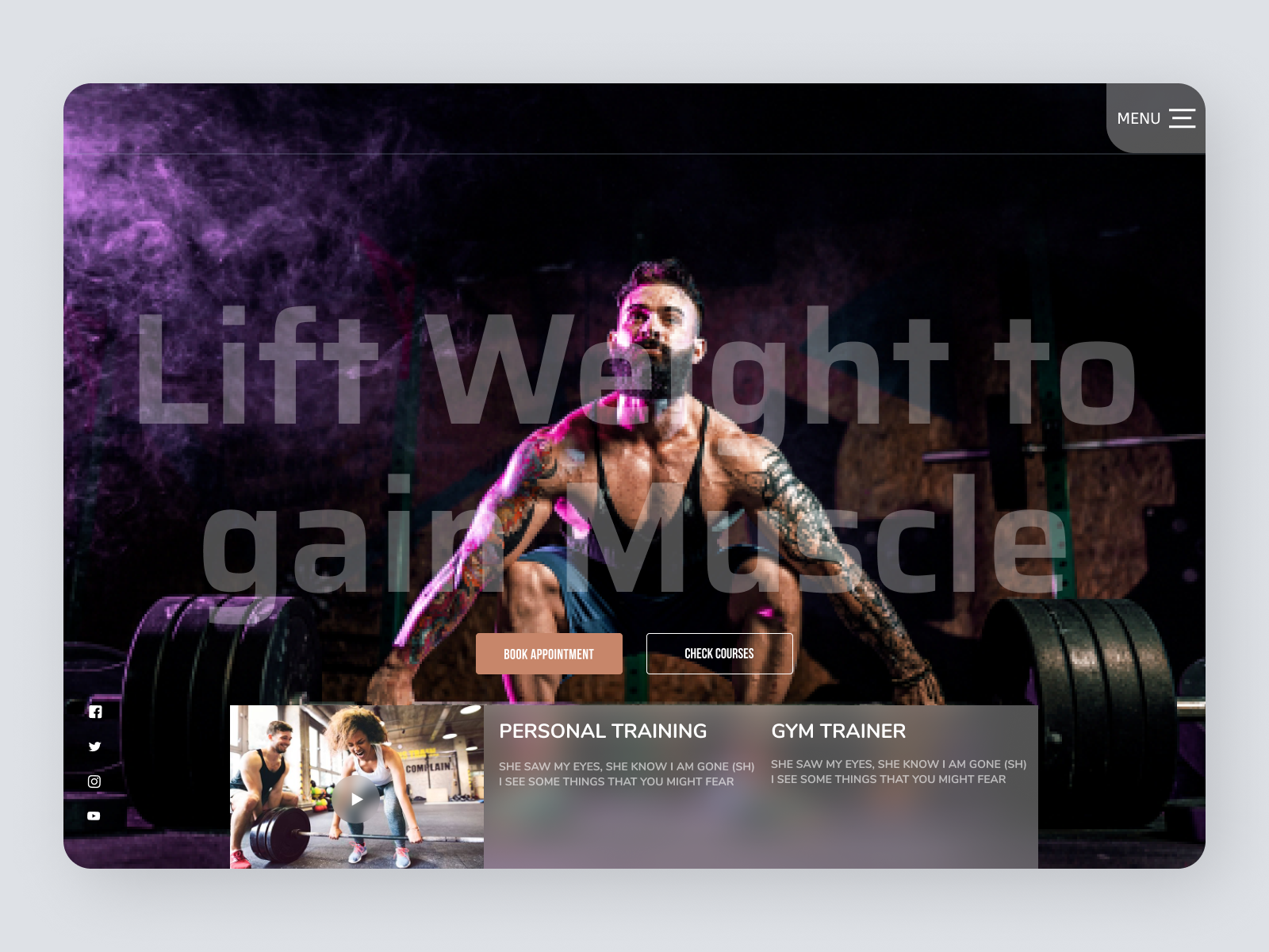 Fitness Trainer by Alvin on Dribbble