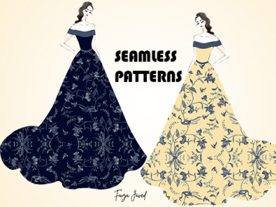 Seamless Pattern by Faiza Javed on Dribbble