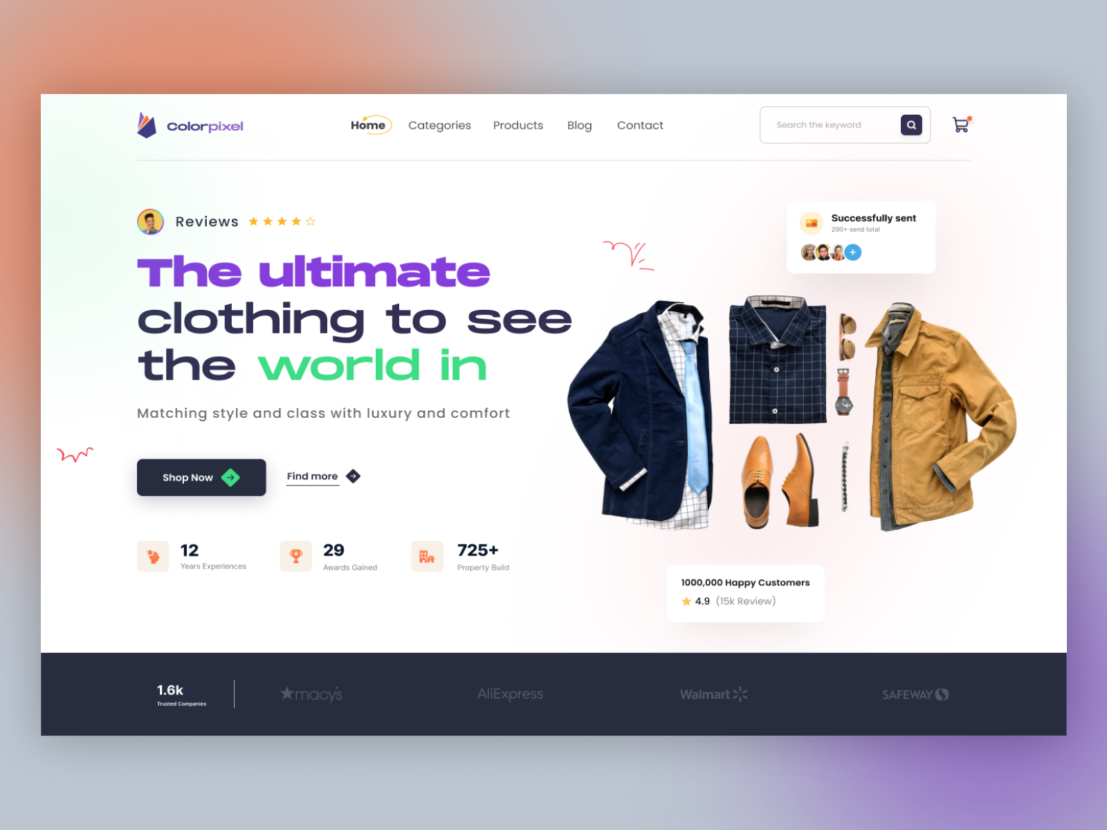 Ecommerce clothing fashion website by Md Yeasin Arafat on Dribbble