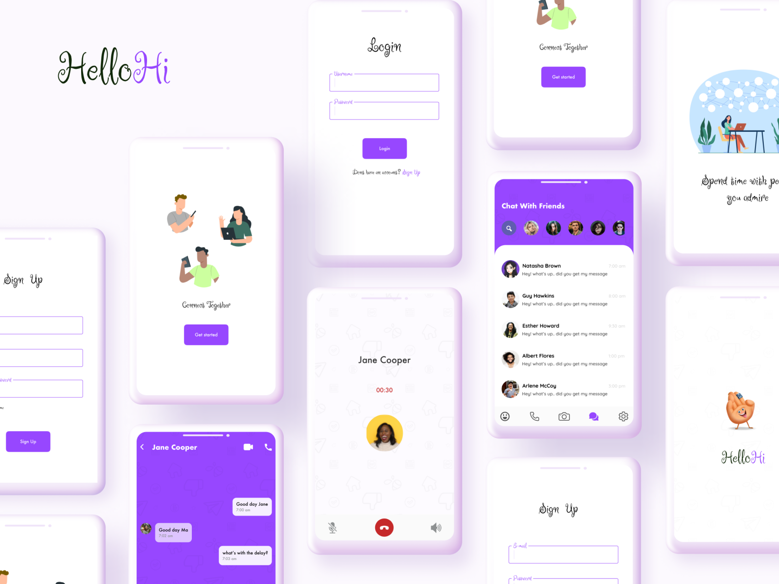 HelloHi by Jennifer on Dribbble