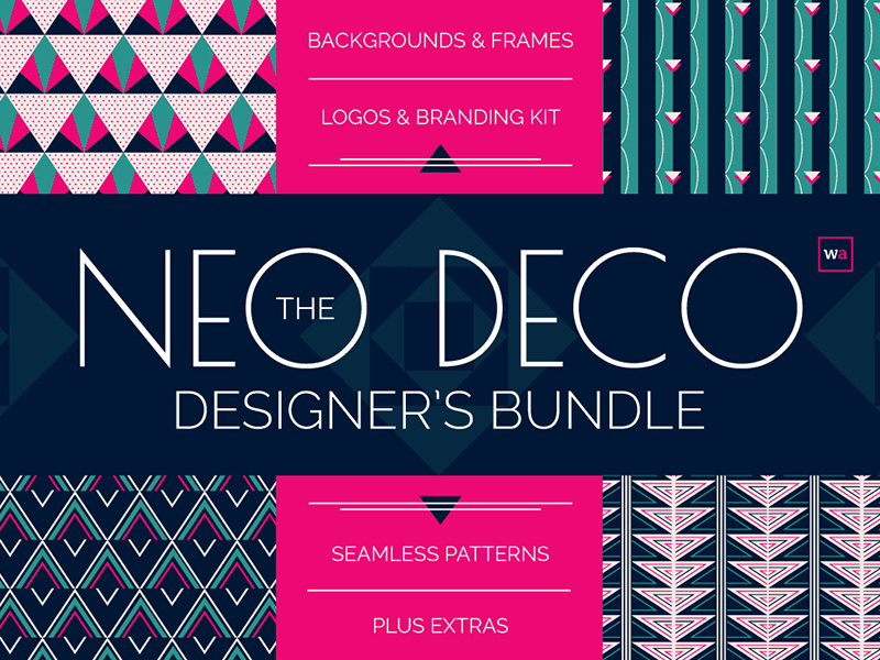 The Complete Neo Deco Designer's Bundle by Christopher King on Dribbble