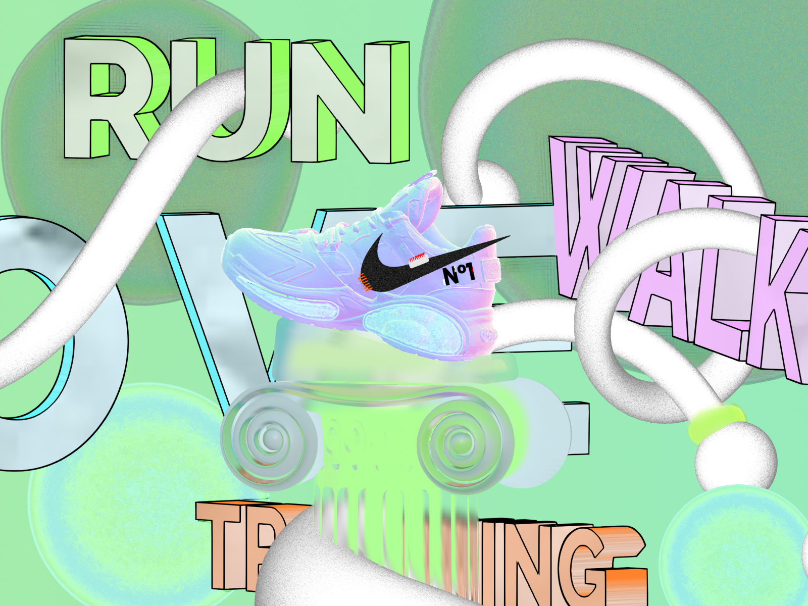 🧪 3D Experiment by bastien. 🔲🔳 on Dribbble