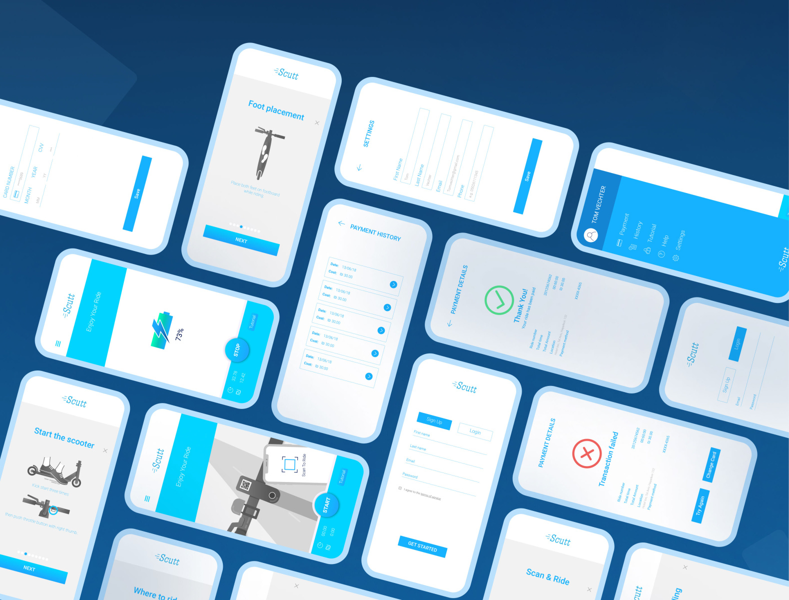 Scutt - App by Product factory on Dribbble