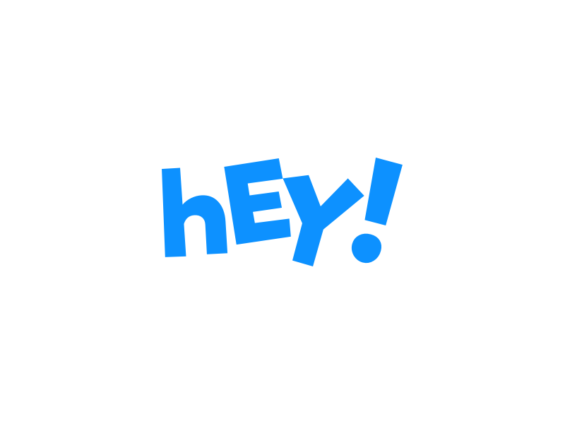 hey! by Countly logo by Antonin Kus for Countly on Dribbble