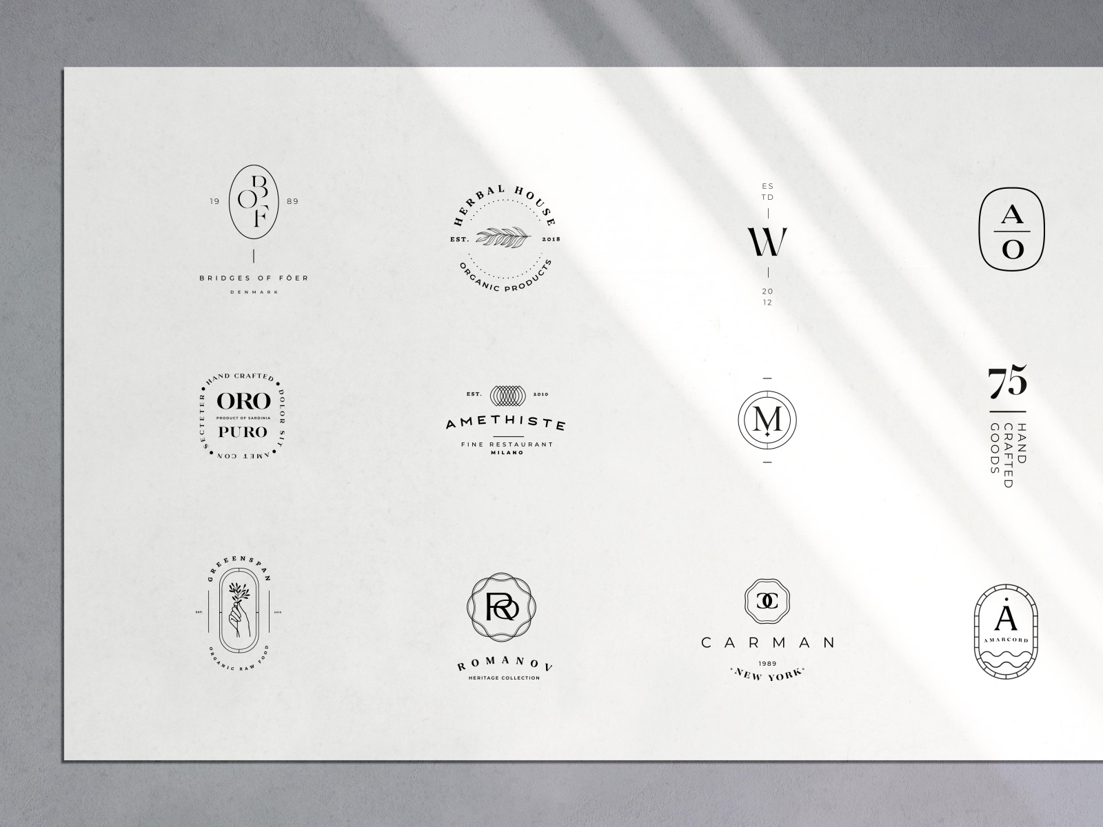 Magnifica – Logo Templates Pack by Graphicsfuel on Dribbble