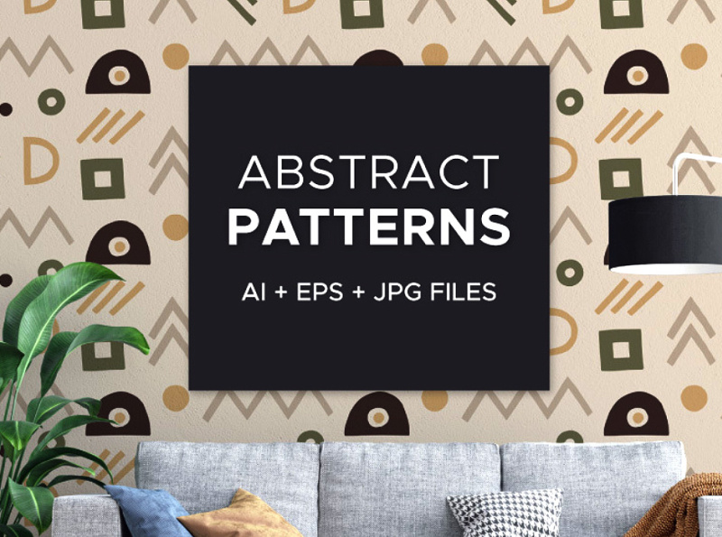 Vector Abstract Patterns by Graphicsfuel on Dribbble