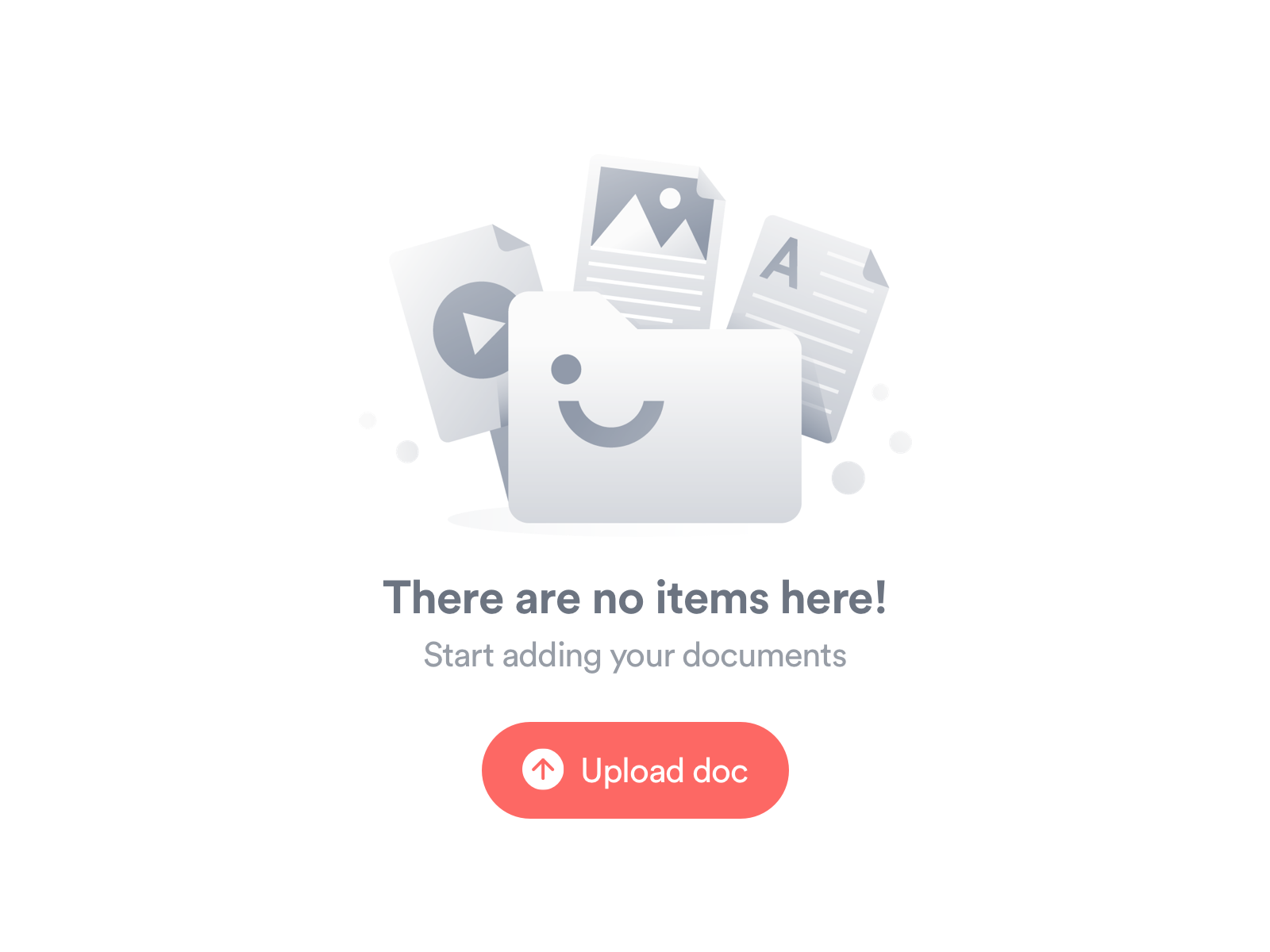 Empty state 01 by Vignesh Moorthy on Dribbble