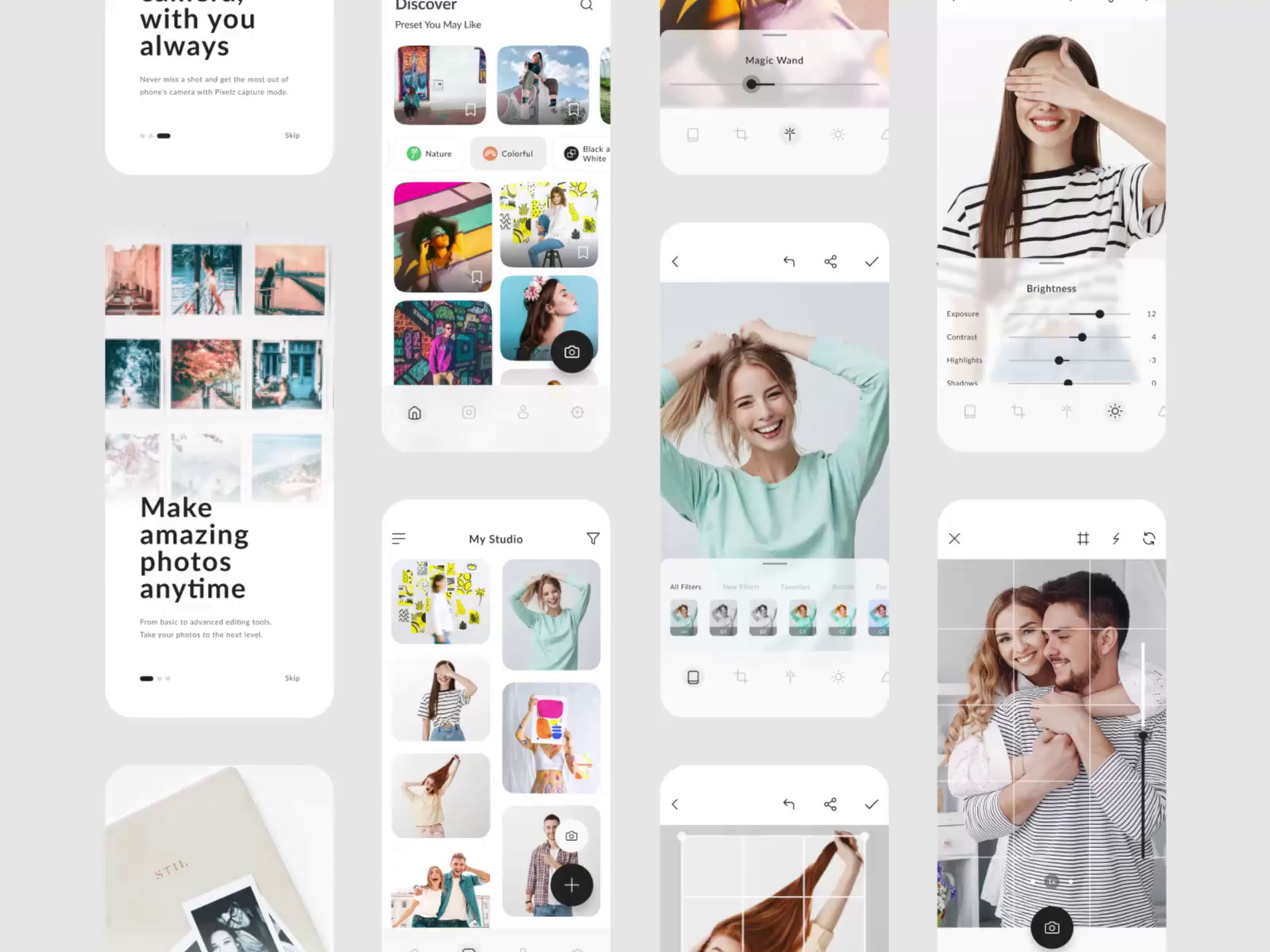 Photo Editing App Exploration - Full Page by Amelia D H for Pixelz on ...