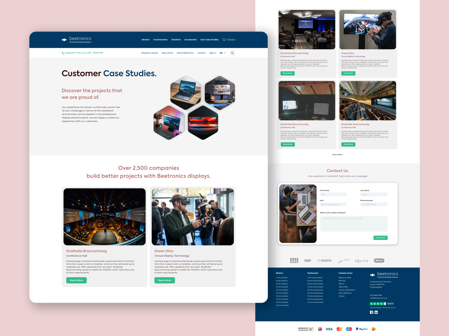 Customer Case Studies Page by Rahiq Ahmed on Dribbble