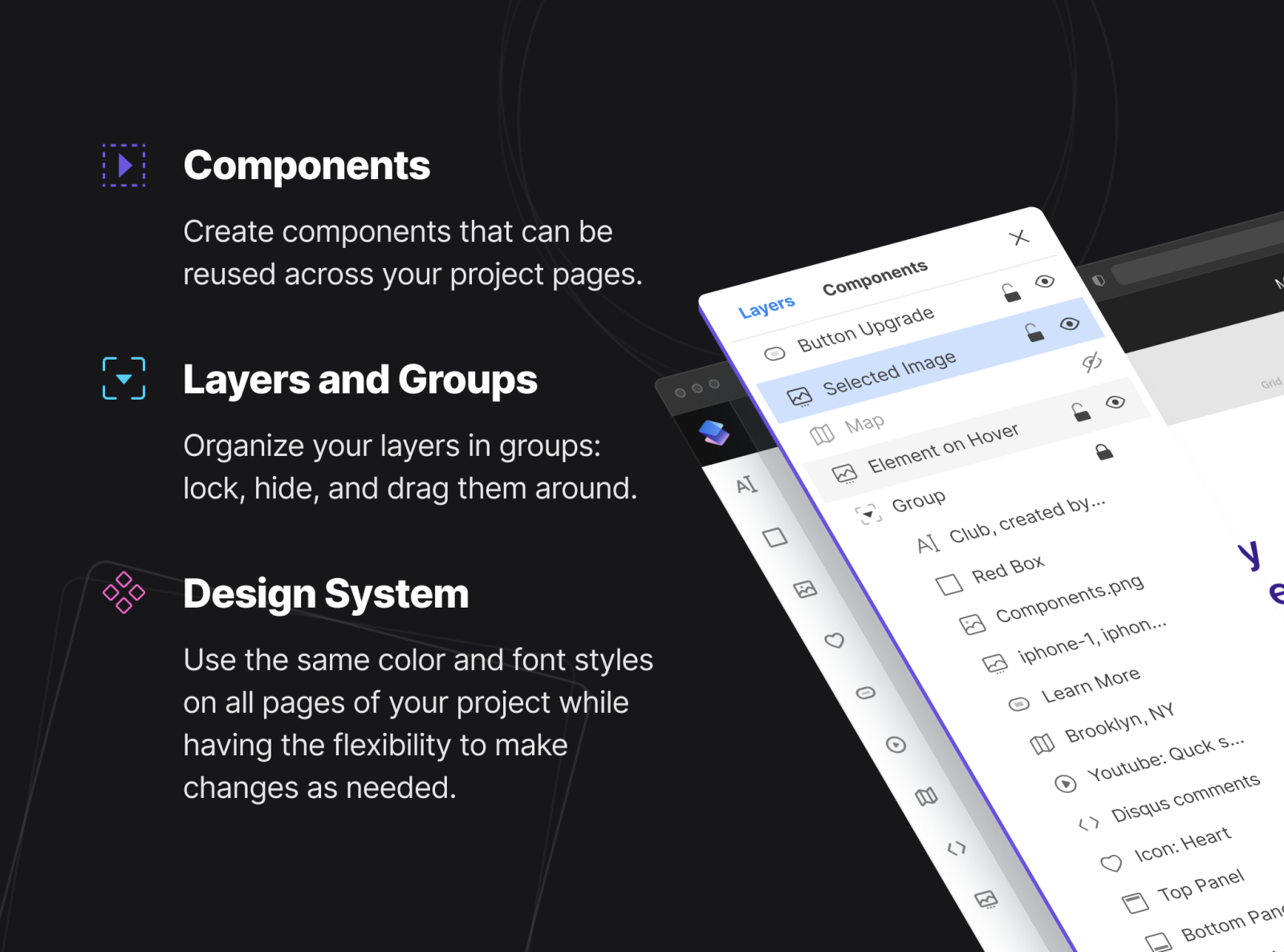 No-Code Builder for UI/UX Designers by Designmodo on Dribbble