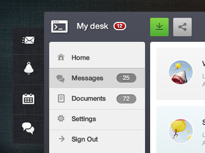 Impressionist UI (preview) by Designmodo on Dribbble