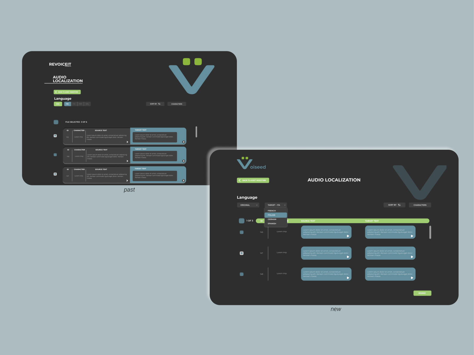 Redesign concept for Voiseed by Polina Bobrova on Dribbble