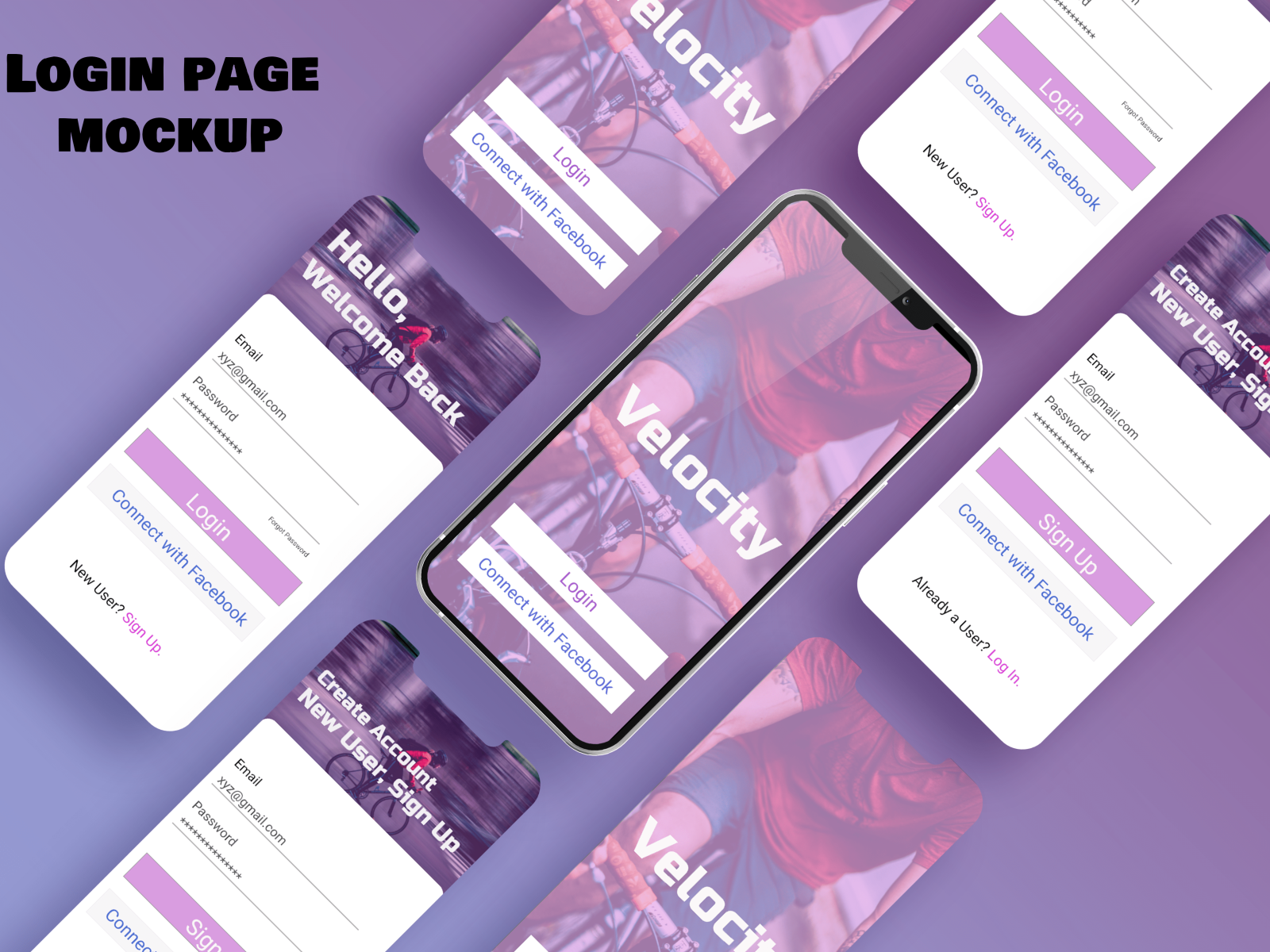 Login Page Mockup by Anushka Choudhary on Dribbble