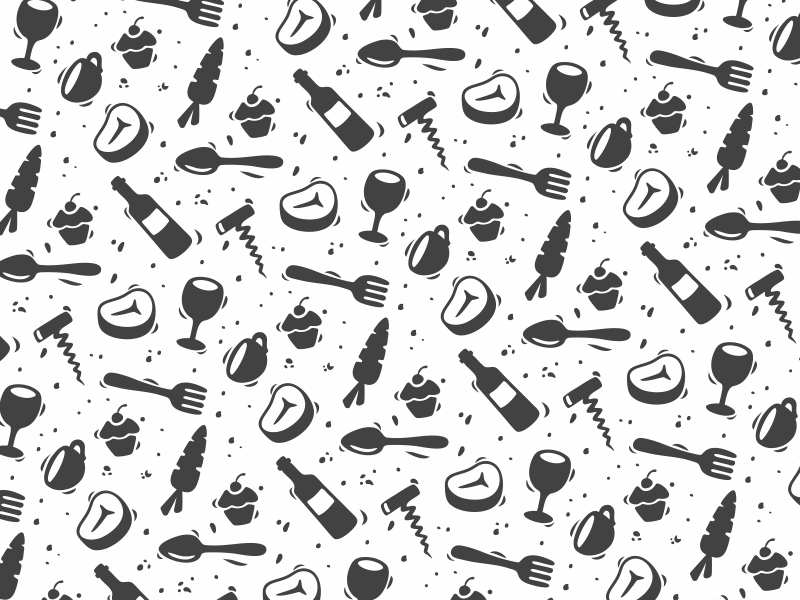Cafe pattern by IIsixo_O on Dribbble