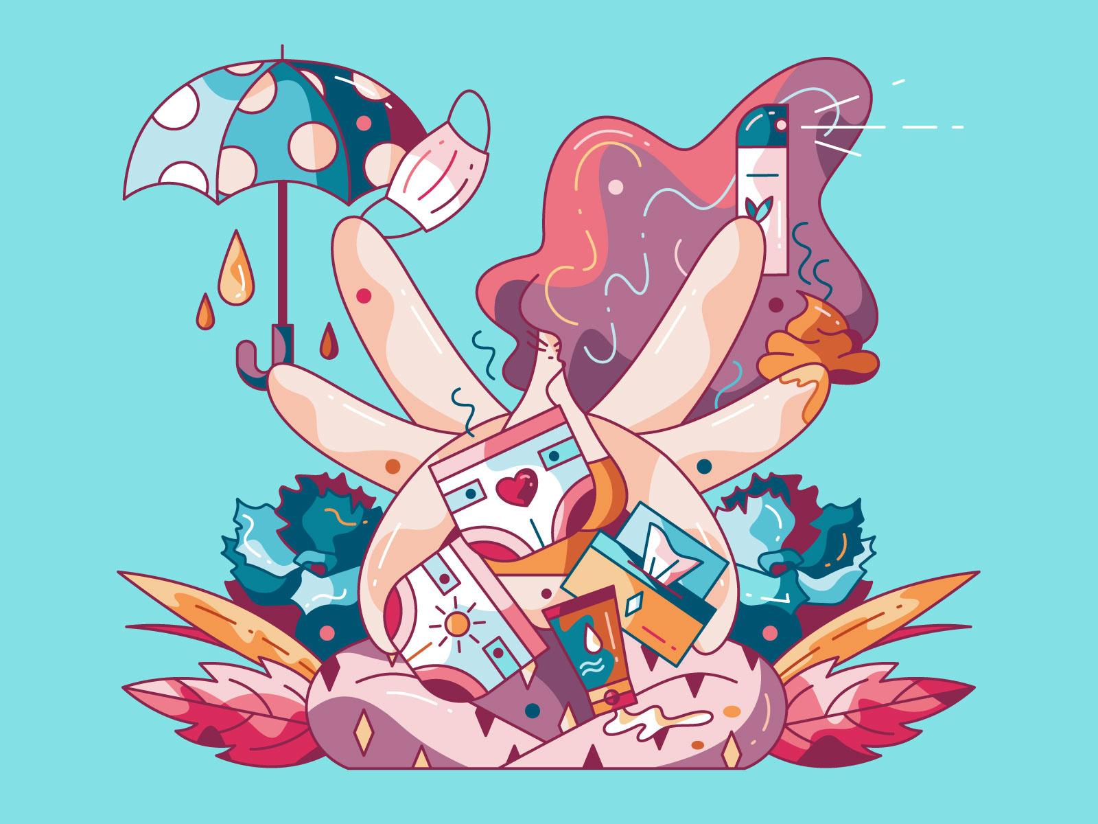 Peece by Olga Zalite for Hiwow on Dribbble