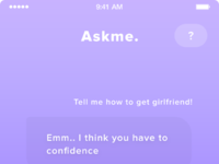 Askme. by Agung Krisna Wijaya on Dribbble