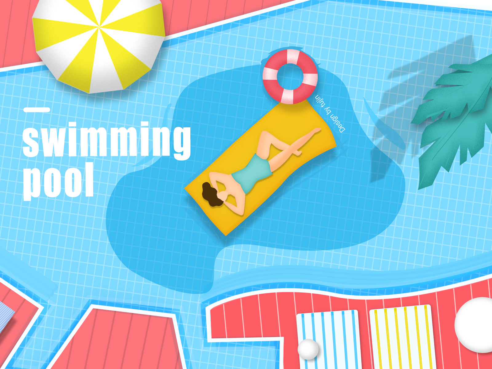 Swimming pool by Tujin on Dribbble