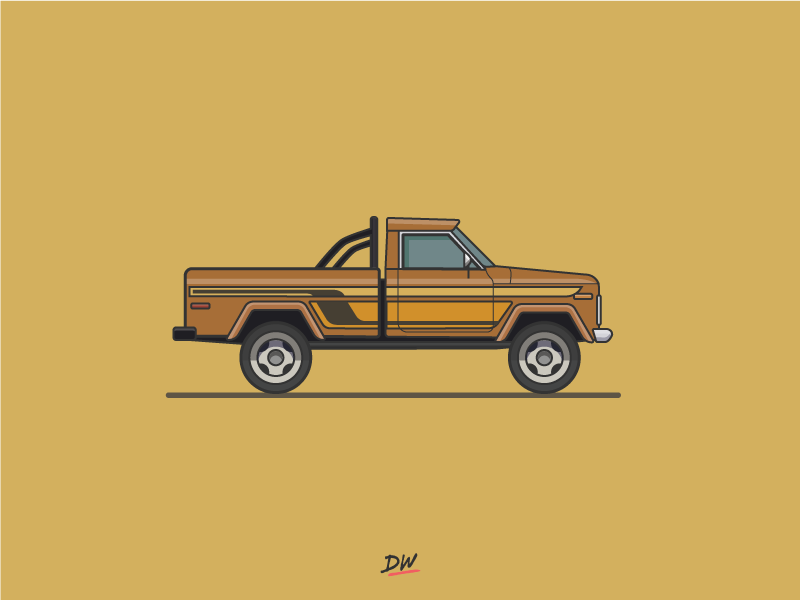1979 Jeep Honcho by Dustin Weeres on Dribbble