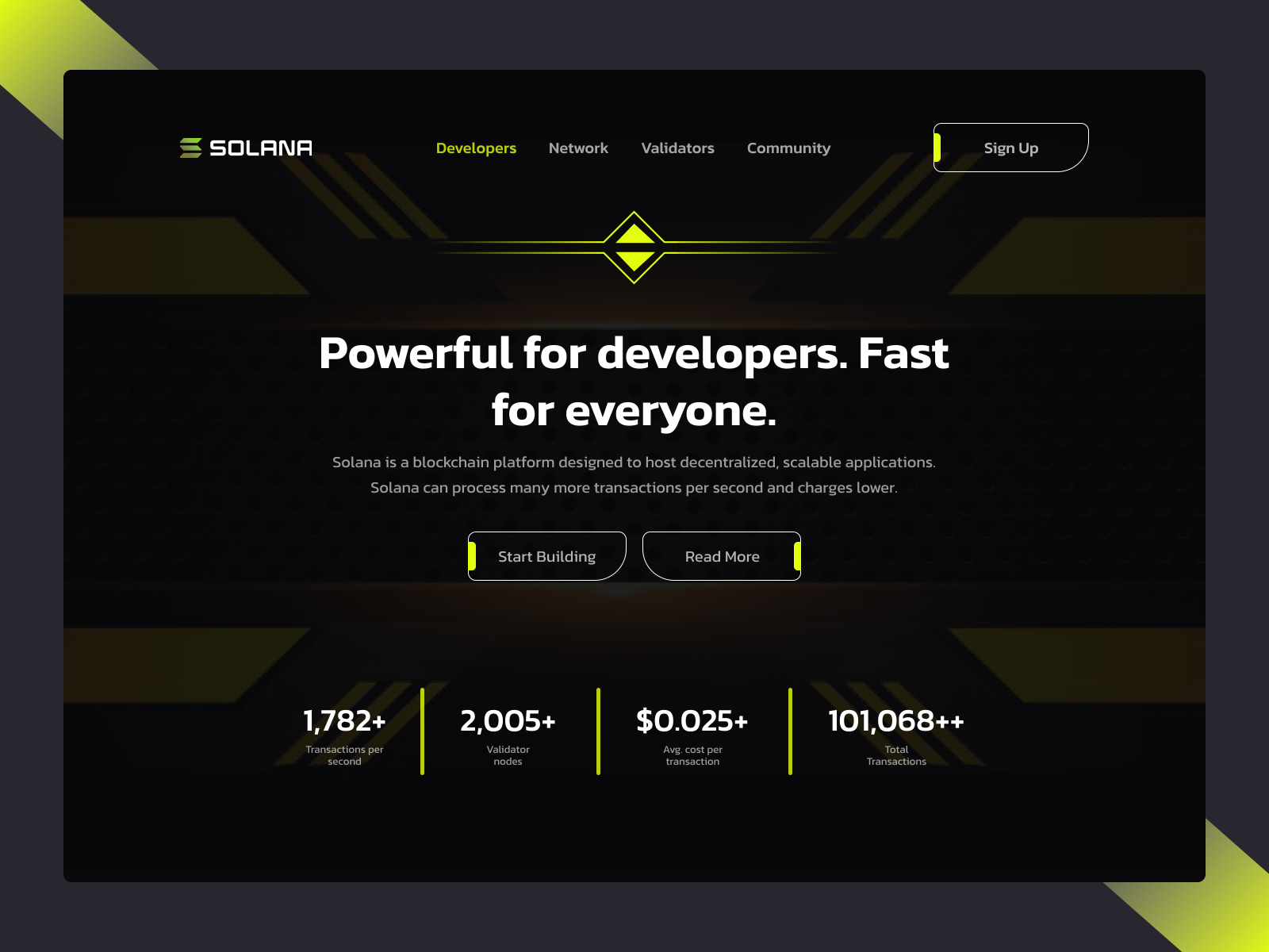 Solana Redesign Header Exploration by Abir Shakhawat🔥 on Dribbble
