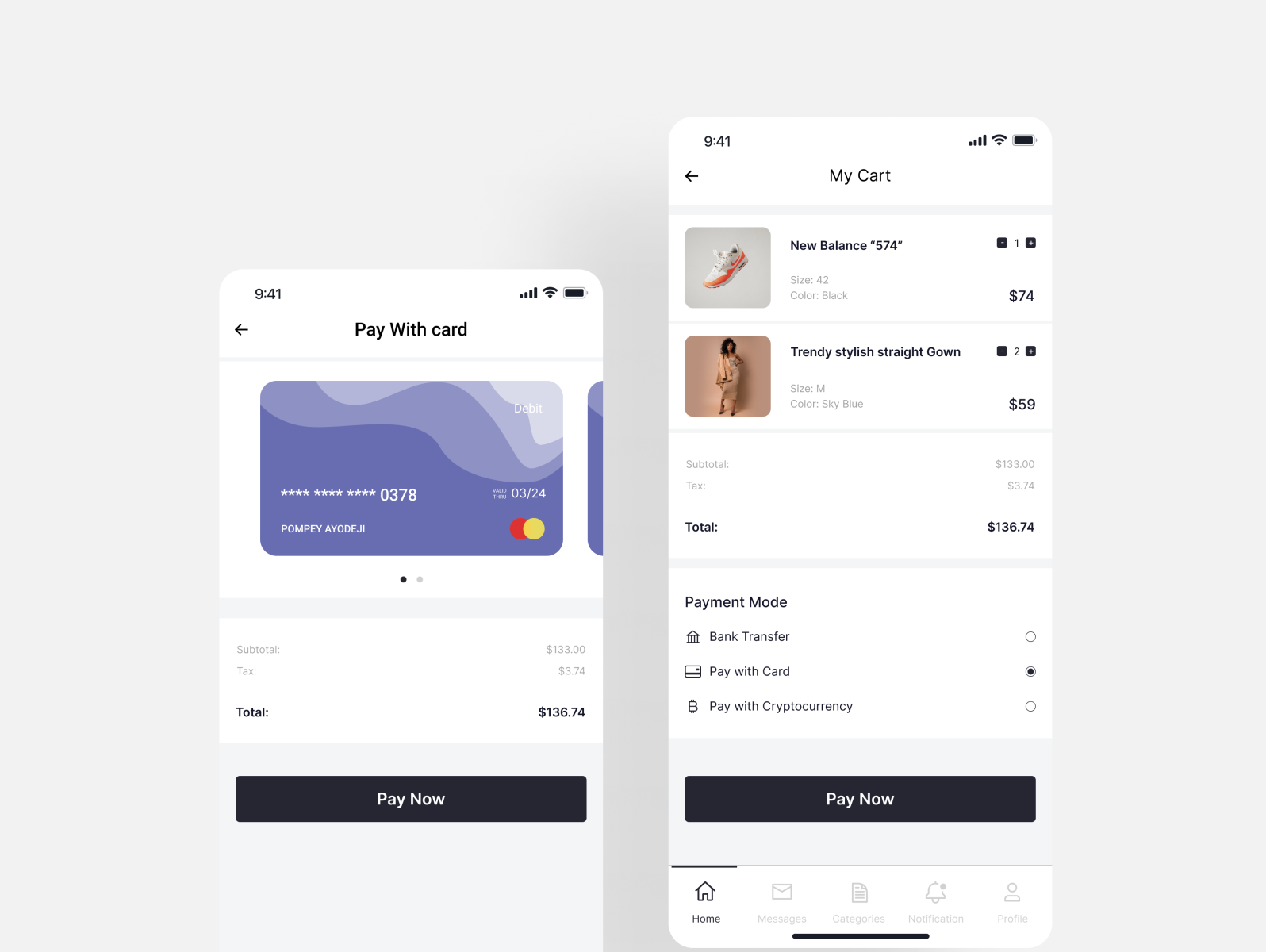 My Cart and Checkout User Interface. by Bamidele Eniayo on Dribbble