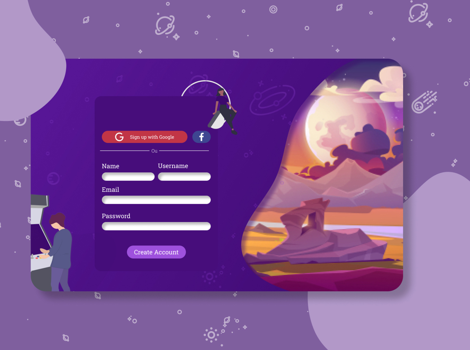 Daily ui 01 - desktop by Sofia Mara on Dribbble