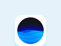 Waves App icon by Yuriy Kondratkov on Dribbble
