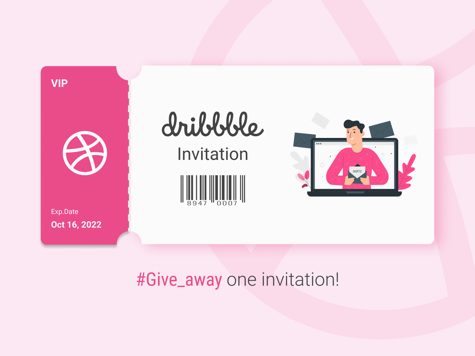 Dribbble invitation by Tebi on Dribbble