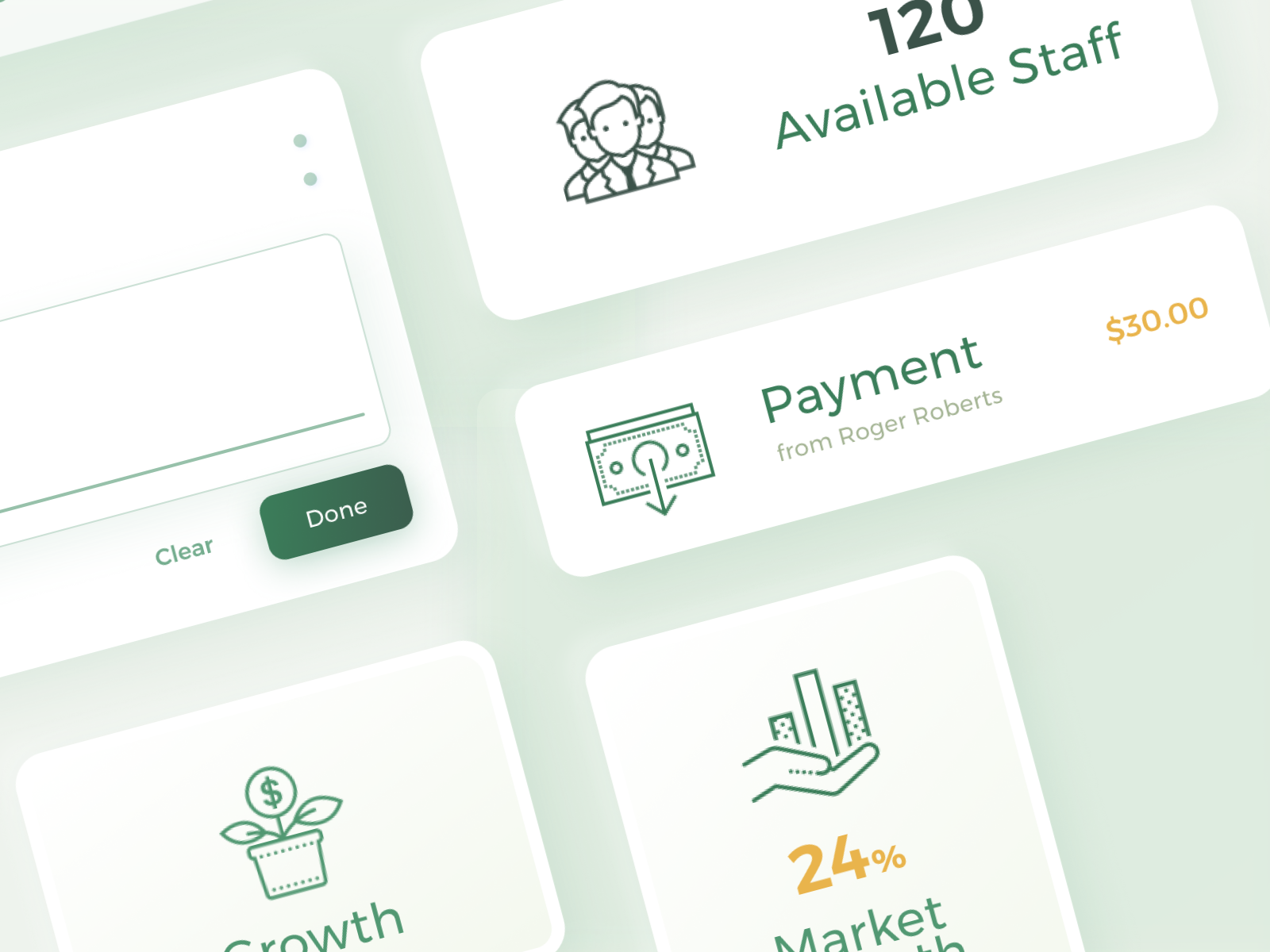 More UI exploration - Market 3 by Zabdiel Gonzalez on Dribbble