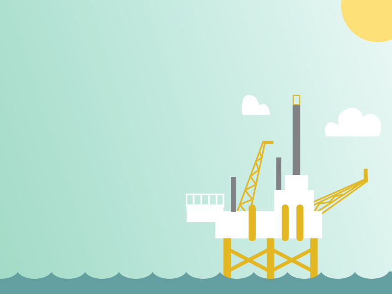 Oil Rig Illustration by Jonelle Jones on Dribbble