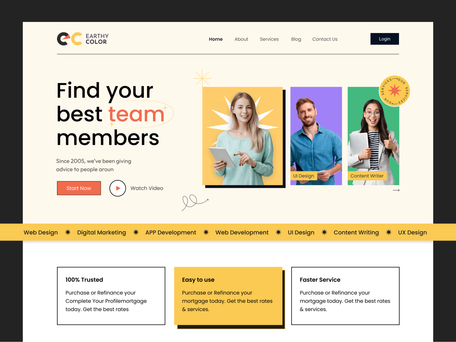 Hiring Platform Website Design by Mrinmoy Krishna Roy on Dribbble