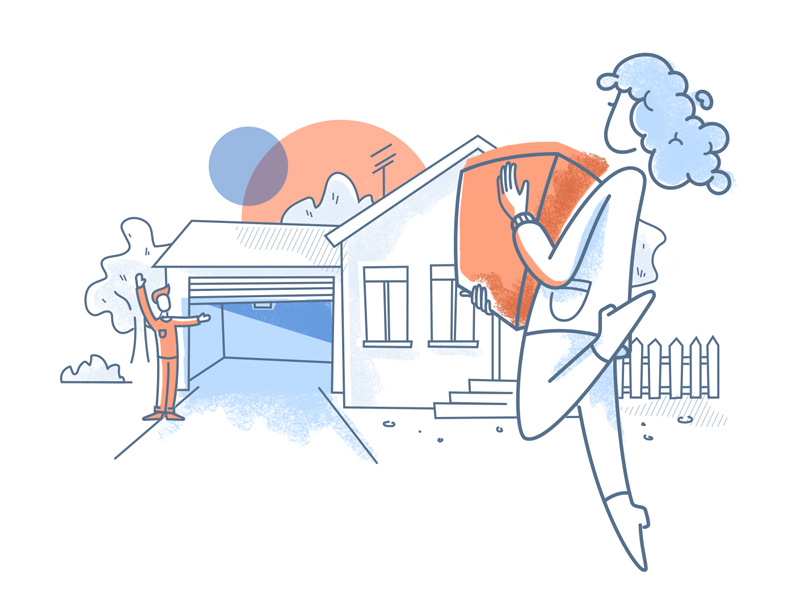 Sharing space by Tomasz Cichos for SwingDev on Dribbble